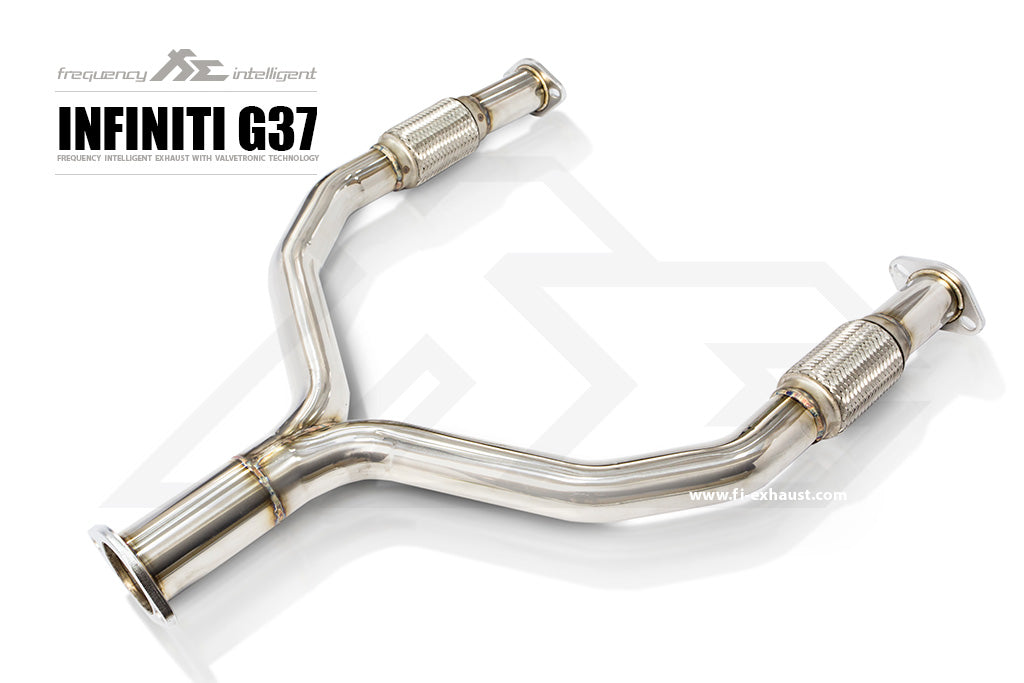 FI Exhaust Infiniti G37 Coupe Front Y Pipe + Mid Y Pipe + Valvetronic ...