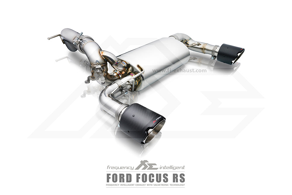 FI Exhaust Ford Focus RS Front Pipe + Mid Pipe + Valvetronic Mufflers ...